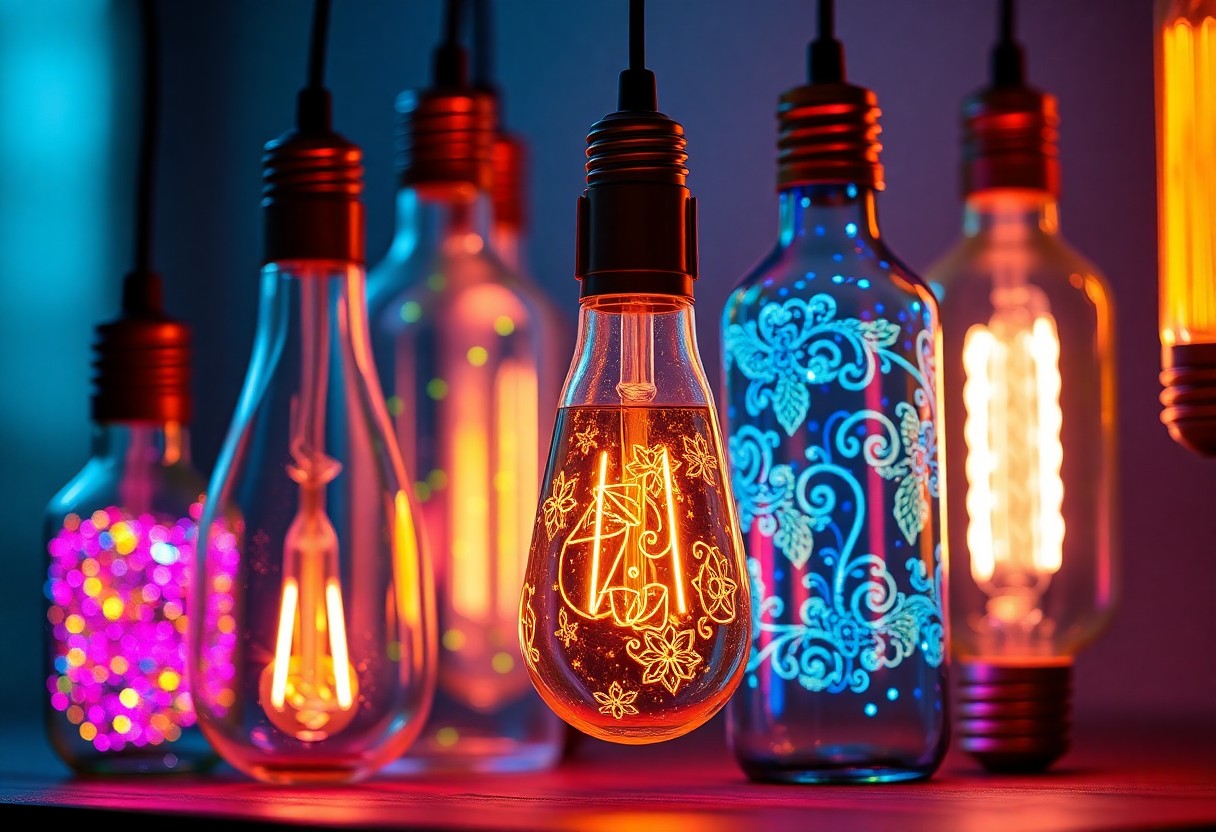 Transform Old Bottles Into Glowing Light Bulbs Easily