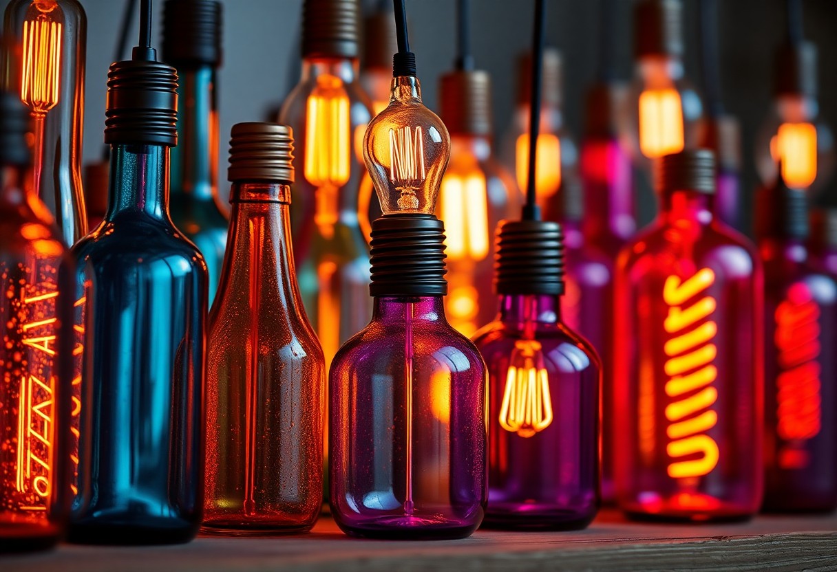 Transform Old Bottles Into Glowing Light Bulbs Easily